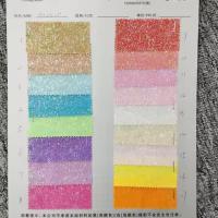 China Bulk New Style Design Soft Vinyl Sparkly Shiny PU Chunky Glitter Wholesale Faux Leather Sheets for sale