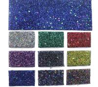 China Waterproof Glitter Sparkle PU Synthetic Leather Products for Shoes Bags Package Box Decorative for sale