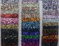 China Waterproof Glitter Sparkle PU Synthetic Leather Products for Shoes Bags Package Box Decorative for sale
