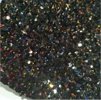 China Fashionable Shiny Chunky Glitter PU Leather for Outdoor Sofa Decorative Use for Bags Ribbons Headwear Wallpaper Stretch Blackout for sale