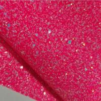 China Super Shining Laser Glitter Pvc Mirror Leather Patent PU Artificial Leather for Hair Pin Decoration Bag Shoe for sale