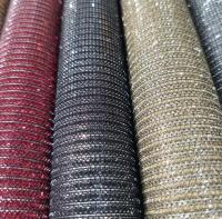 China High Quality Polyester Pu Synthetic Glitter Leather Fabric Stretchable Blackout for Sofas Bags Garments Outdoor Home Textiles for sale