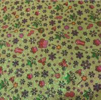 China Sparkle Vinyl Knitted Digital Hearts Design PU Rainbow Glitter Fabric for Bags Shoes Sofa Garments Football Decorations Stretch for sale