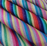 China Classic Hot Selling Great Superfine Sparkle Glitter Powder PU Glitter Leather for Shoes Bags Making  DECORATE Glitter Fabric for sale