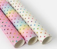 China New Design High Quality Glitter Leather Fabric for Wallpaper for sale