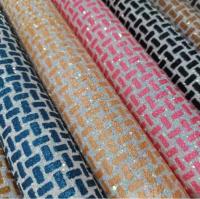 China Durable Stain Resistance Waterproof Fringe Glittered Nonwoven Fabric for Clothing for sale