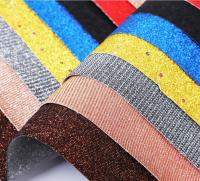 China New Different Colors Fine Hair Bows Headband Head Clips Making Fringe Glitter Artificial Leather for sale