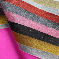 China High Quality Trendy Unique Ecofriendly Chunky Stylish Leather Chunky Glitter Fabric for sale