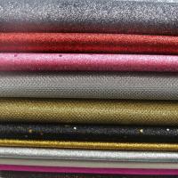 China Wholesale Excellent Cost Effective Exquisite Iridescent Glitter PU Leather Crepe Fabric for Bags Garments Stretch Home Textiles for sale