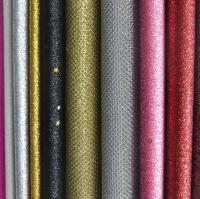 China Wholesale Excellent Cost Effective Exquisite Iridescent Glitter PU Leather Crepe Fabric for Bags Garments Stretch Home Textiles for sale