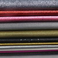 China Wholesale Excellent Cost Effective Exquisite Iridescent Glitter PU Leather Crepe Fabric for Bags Garments Stretch Home Textiles for sale
