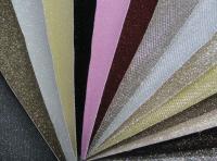 China Good Quality Durable High Quality Nonwoven Stretch Mesh Pu Fabric with Glitter for sale