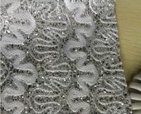 China Good Quality Durable High Quality Nonwoven Stretch Mesh Pu Fabric with Glitter for sale