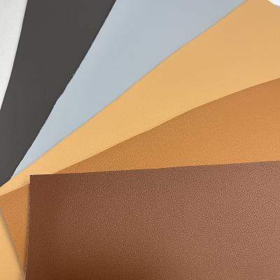 China Free Sample Friction-resistant  Eco Friendly PU Synthetic Leather Fabric, Customization Recycled Smooth Microfiber Leather for sale