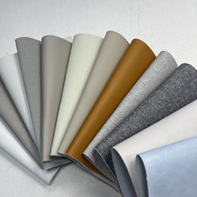China China Supply Eco-Friendly Elastic Microfiber Pu Leather Stretchable Car Leather for sale