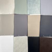 China Customized Microfiber Leather 4 Way Stretch Brushed Backing Pu Leather Fabric for Automotive Seat Covering for sale