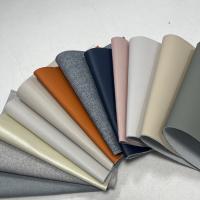 China Vegan Eco Friendly PU Synthetic Faux Skin Leather Rolls Nappa Microfiber Leather Fabric for Car Seat Cover  Sofas for sale