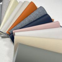 China New Arrival Nappa Microfiber Leather Soft Smooth PU for Car Seat Covering Embossed Stretch Blackout for Bags Garments Outdoor for sale