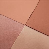 China Designer PU Flocking Leather Softness Artificial Chamois Genuine Leather for sale