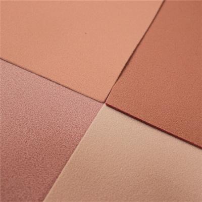 China Designer PU Flocking Leather Softness Artificial Chamois Genuine Leather for sale