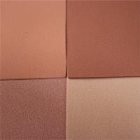 China Designer PU Flocking Leather Softness Artificial Chamois Genuine Leather for sale