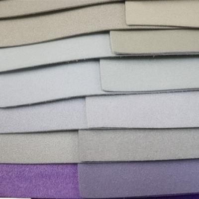 China Colorful Hot Sell Cowhide Velvet PU Bonded Leather for Shoes Sofa Bed for sale