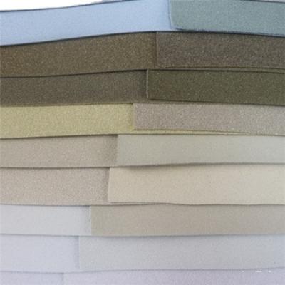 China Customized Colorful PU Faux Chamois Bonded Leather Cloth Sofa Fabric Stretchable Blackout for Bag Garment Outdoor Home Textile for sale