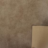 China Eco-friendly Luxury Cowhide Velvet High Quality PU Flocking Leather Fabric for Sofa Cover Decorative Bags Garments Outdoor Use for sale