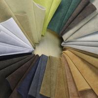 China PU Colorful Soft Popular  Flocking Leather Hot Sell Chamois Leather for sale
