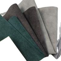 China Popular PU Synthetic Leather Fabric Flocking Leather Hot Sell Colorful Softness  Chamois Leather for Making Shoes for sale