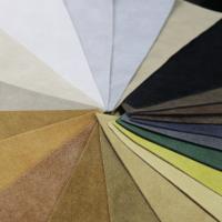 China PU Flocking Leather Hot Sell Colorful Softness  Chamois Leather for sale