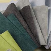 China High Quality Colorful Softness PU Flocking Leather Chamois Faux Artificial Synthetic Leather Fabric for Men Shoes for sale