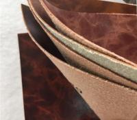 China High-quality Embossed Lychee Litchi Grain Pu Pvc Artificial Bonded Recycled Bag Bonding Cactus Leather for sale