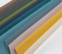 China Eco-friendly Synthetic Bonded PU Artificial Leather Water-Based Wet Semi-PU Faux Flocking Backing Stretch Bags Garments Outdoor for sale
