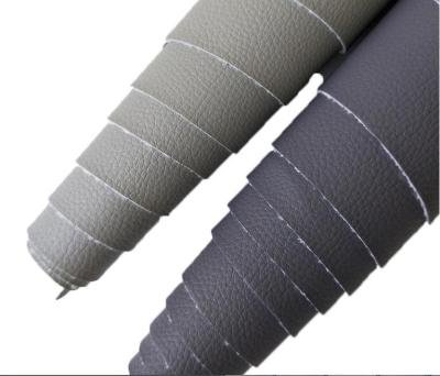 China Eco Friendly Sheep Skin Nubuck PU Breathable Synthetic Bonded Flocking Shoes Furniture Artificial Leather for sale