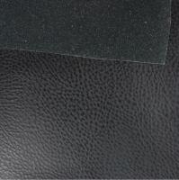 China PU PVC Artificial Lichi Cow Derma Crush Flock Bonded Velvet Leather Stretch Embossed for Bags Garments Outdoor Home Textiles
