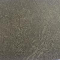 China 1.4mm 5.0kg Waterproof Peeling Suede Velvet PU Flocking Bonded Material Embossed Recycled Leather Fabric for Decorative Bags for sale