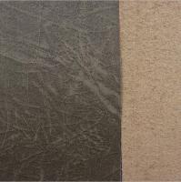China 1.4mm 5.0kg Waterproof Peeling Suede Velvet PU Flocking Bonded Material Embossed Recycled Leather Fabric for Decorative Bags for sale