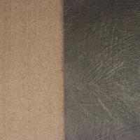 China 1.4mm 5.0kg Waterproof Peeling Suede Velvet PU Flocking Bonded Material Embossed Recycled Leather Fabric for Decorative Bags for sale