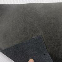 China Embossed Flocked Pattern Fashion Shiny Bonded Synthetic Vegan PVC/Pu Leather Recycled Metallic for Bags and Sofas Stretchable for sale