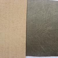 China Soft Imitate Artificial Flocking Recycled Footwear Wear Resistant Microfiber Suede Synthetic Pu Pvc Bonded LEATHER for sale