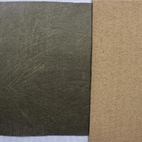 China Soft Imitate Artificial Flocking Recycled Footwear Wear Resistant Microfiber Suede Synthetic Pu Pvc Bonded LEATHER for sale