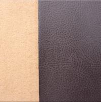 China Soft Flocked Suede PU Bonded Synthetic for Shoe Flocking Shoes Leather for sale