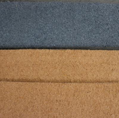 China Cow Skin PU Bonded Capellada Shoe Material Recycled Artificial Leather Fabric for sale