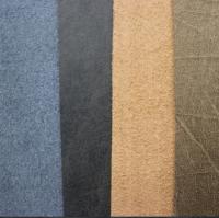 China High Quality Car Seat Artificial Micro Fiber Bonded Flocking Leather New Arrival Textiles & Leather Product for sale