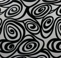 China Faux PU  Bonded zebra Flocking Furniture Leather Materials Fabric for sale