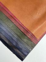 China New Design Embossed PU Synthetic Waterproof Leather Fabric with Elastic for Garment Jacket Upholstery for sale