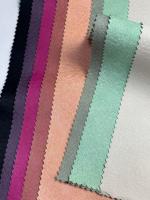 China New Design Embossed PU Synthetic Waterproof Leather Fabric with Elastic for Garment Jacket Upholstery for sale