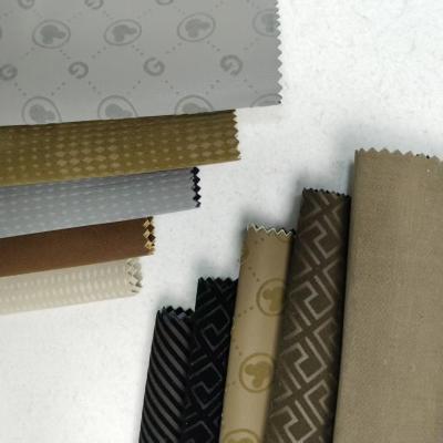 China Factory Wholesale Durable Eco-Friendly Upper Synthetic PU Leather for Clothing Textile Use Artificial Leather Fabric for sale