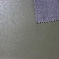 China PU Faux Protein Metal Wire Embossed Leather Jacket Cloth Stretchable Blackout for Garment Bags Sofas Stylish for sale
